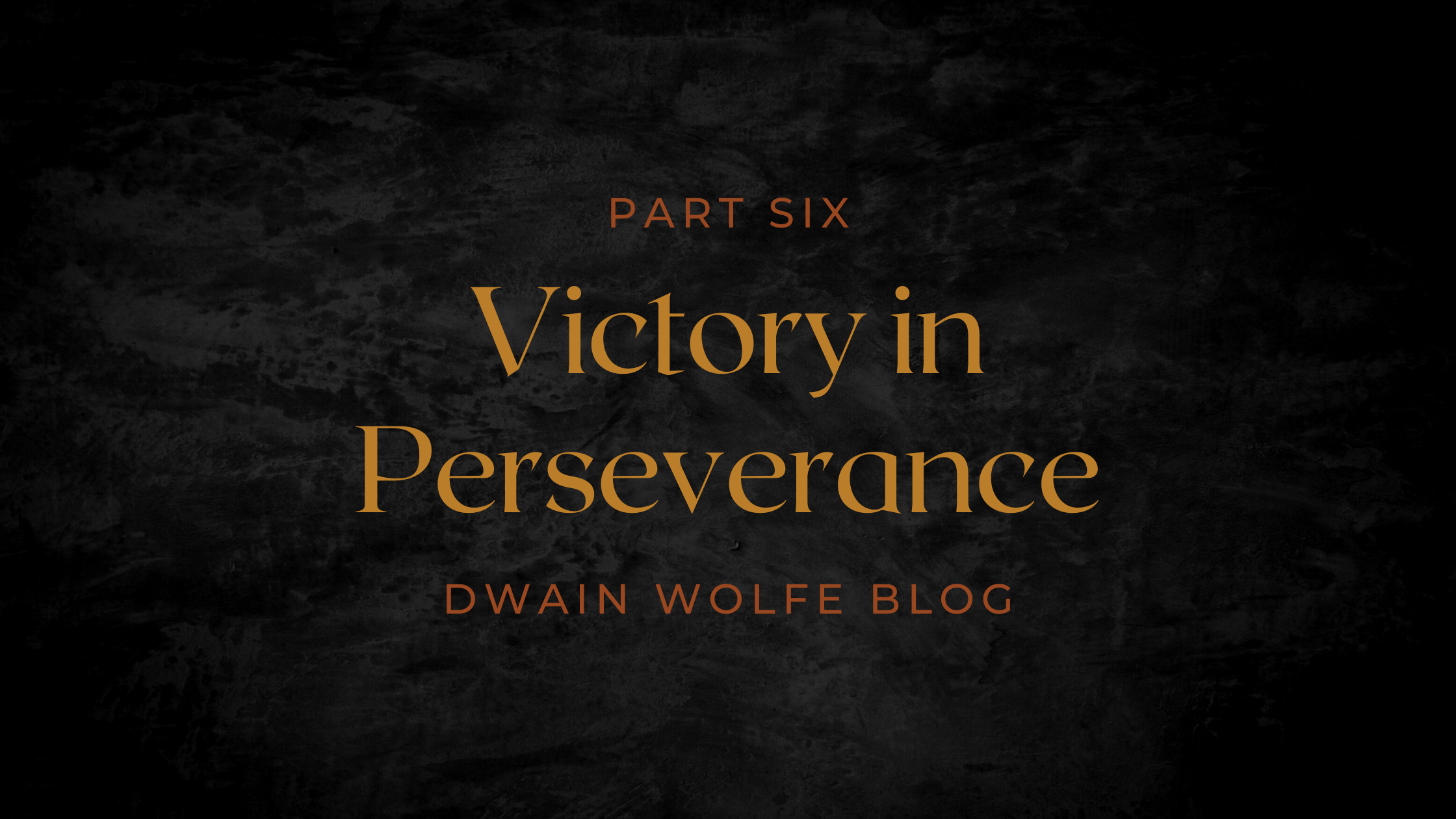 Victory in Perseverance - Fasting to Save America